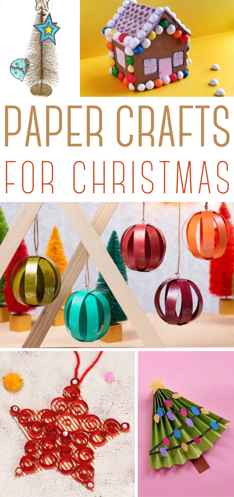 25 Paper Crafts for Christmas * Moms and Crafters