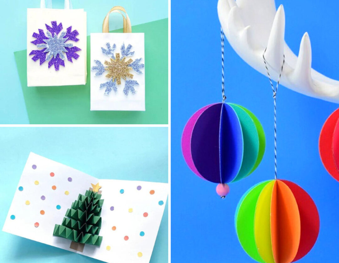 25 Paper Crafts for Christmas * Moms and Crafters