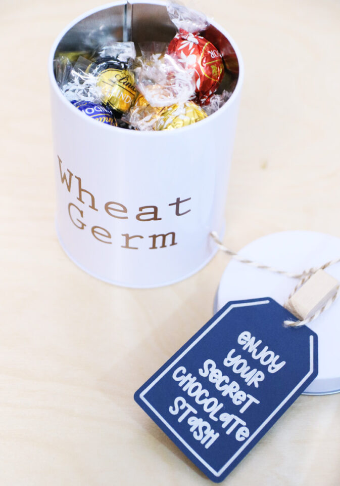 DIY Chocolate Gift Idea: Secret Chocolate Stash!