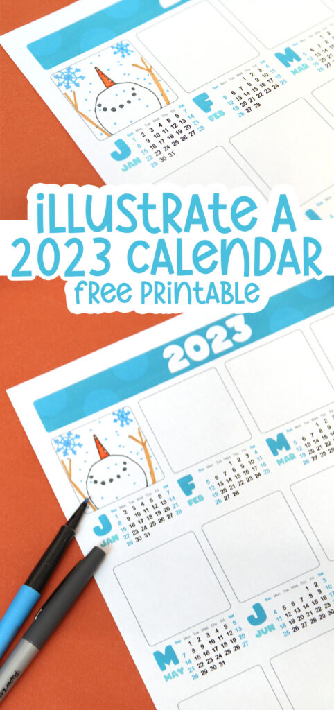 Draw Your Own Calendar (Updated for 2024) – Free Printable