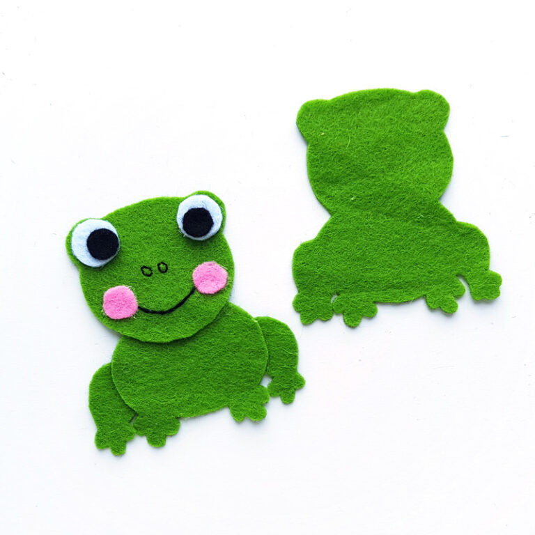 Felt Frog Pattern & Softie Craft * Moms and Crafters