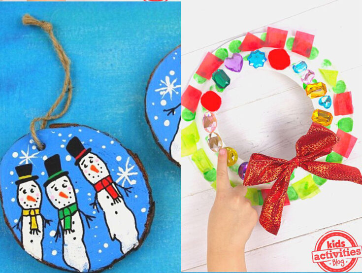 20 Ideas to Make Christmas Decorations with Kids
