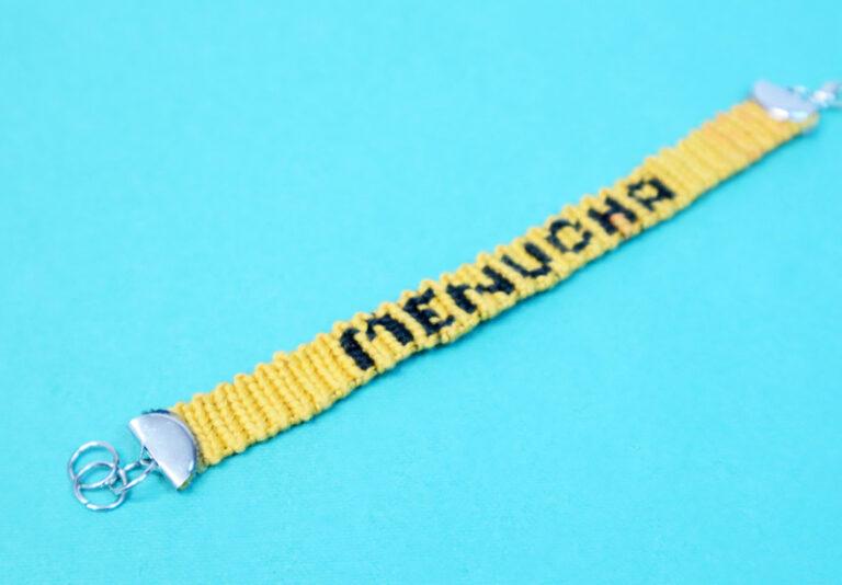 Name Friendship Bracelets with Free Printable Letter Graphs