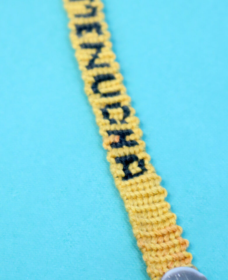 Name Friendship Bracelets with Free Printable Letter Graphs