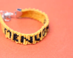 Name Friendship Bracelets with Free Printable Letter Graphs