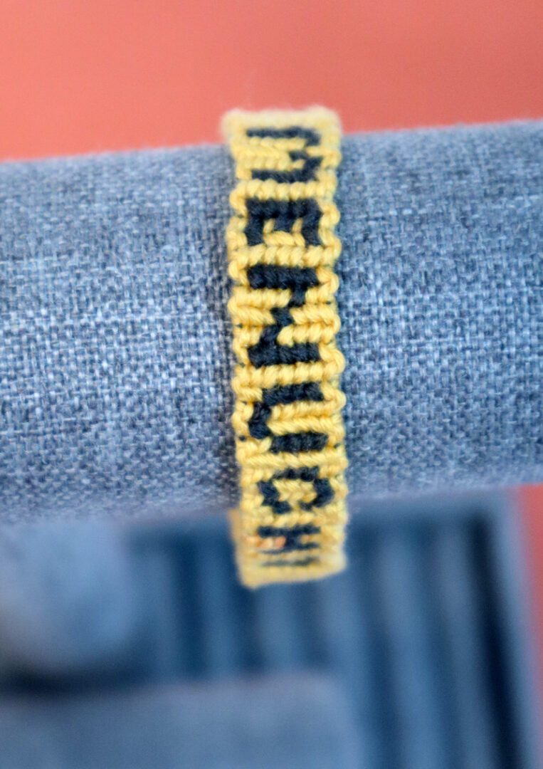 Name Friendship Bracelets with Free Printable Letter Graphs