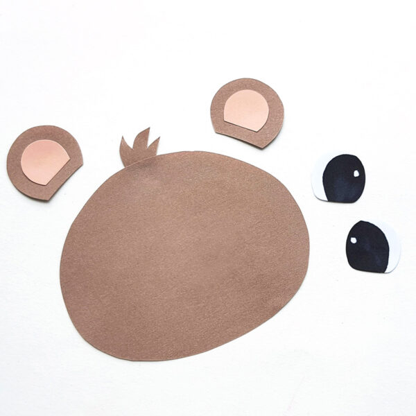 Paper Bag Monkey Puppet * Moms and Crafters