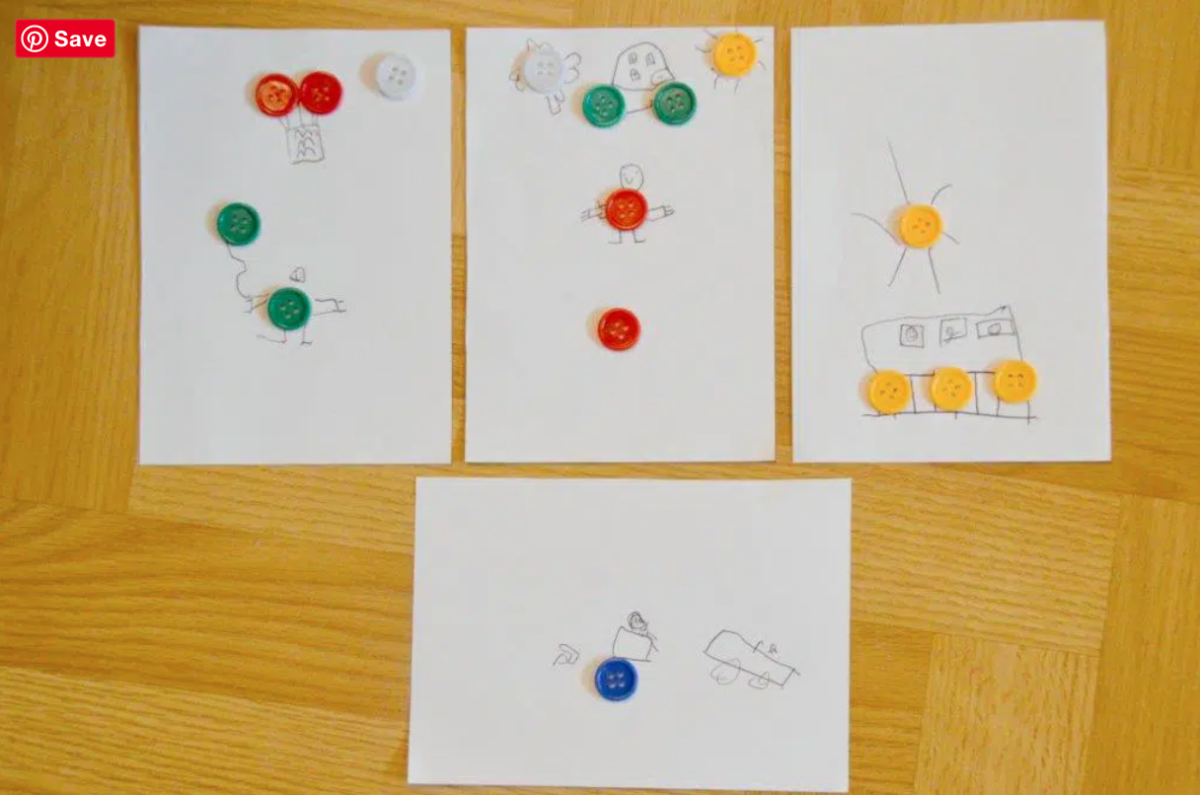 22+ Ideas for Crafting with Buttons * Moms and Crafters