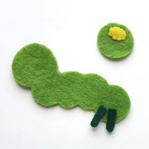Felt Caterpillar Template * Moms and Crafters