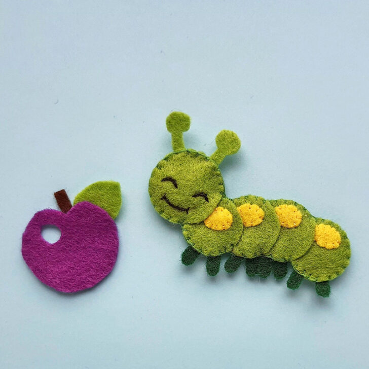 Felt Caterpillar Template * Moms and Crafters