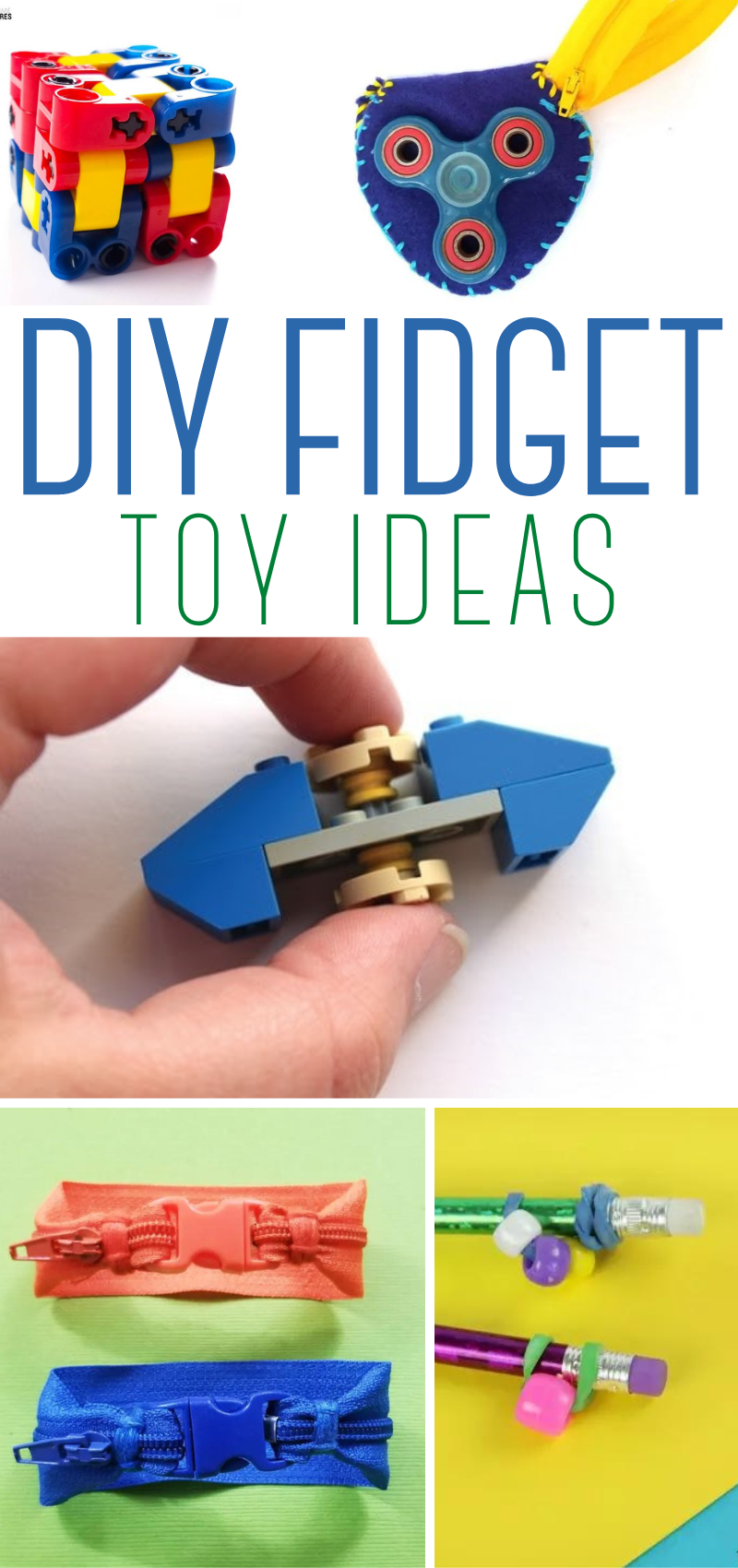 16+ Incredible Fidget DIY Ideas * Moms and Crafters