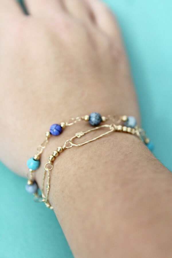 DIY Chain Bracelets: No Solder Paperclip Chain!