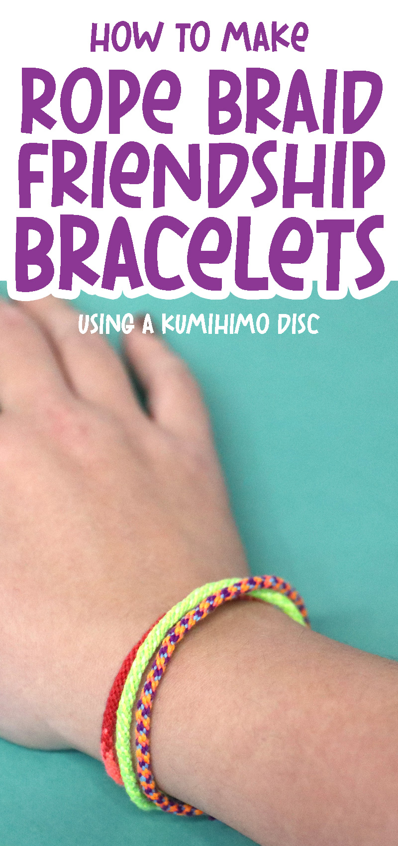 Kumihimo Bracelets: How to Make a Rope Friendship Bracelet