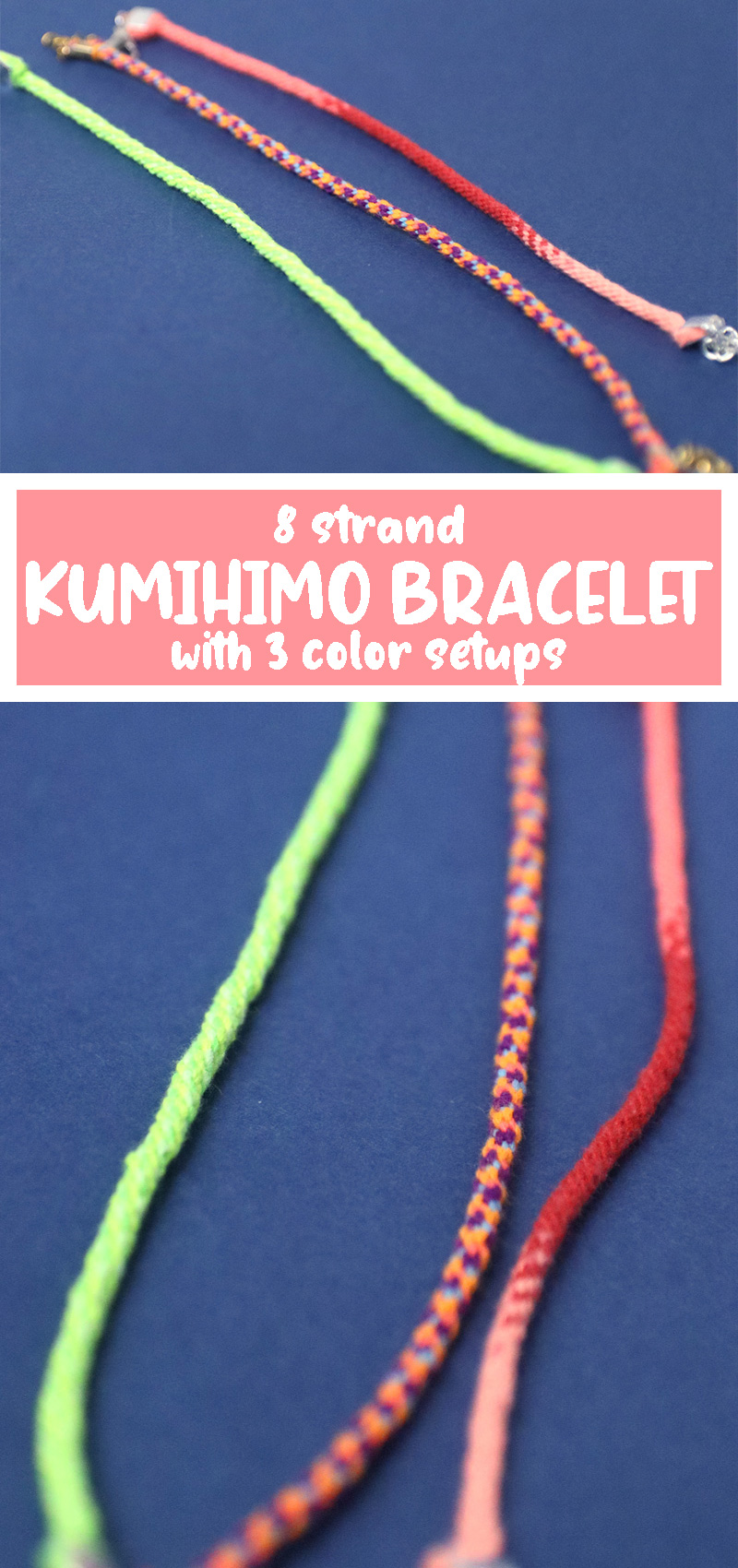 Kumihimo Bracelets: How to Make a Rope Friendship Bracelet