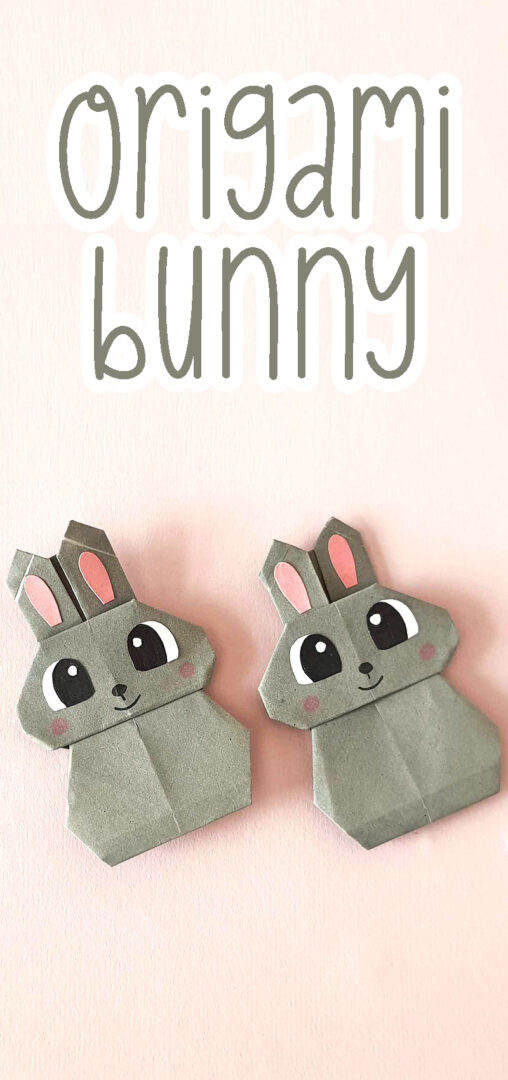 Origami Bunny Rabbit Step by Step * Moms and Crafters