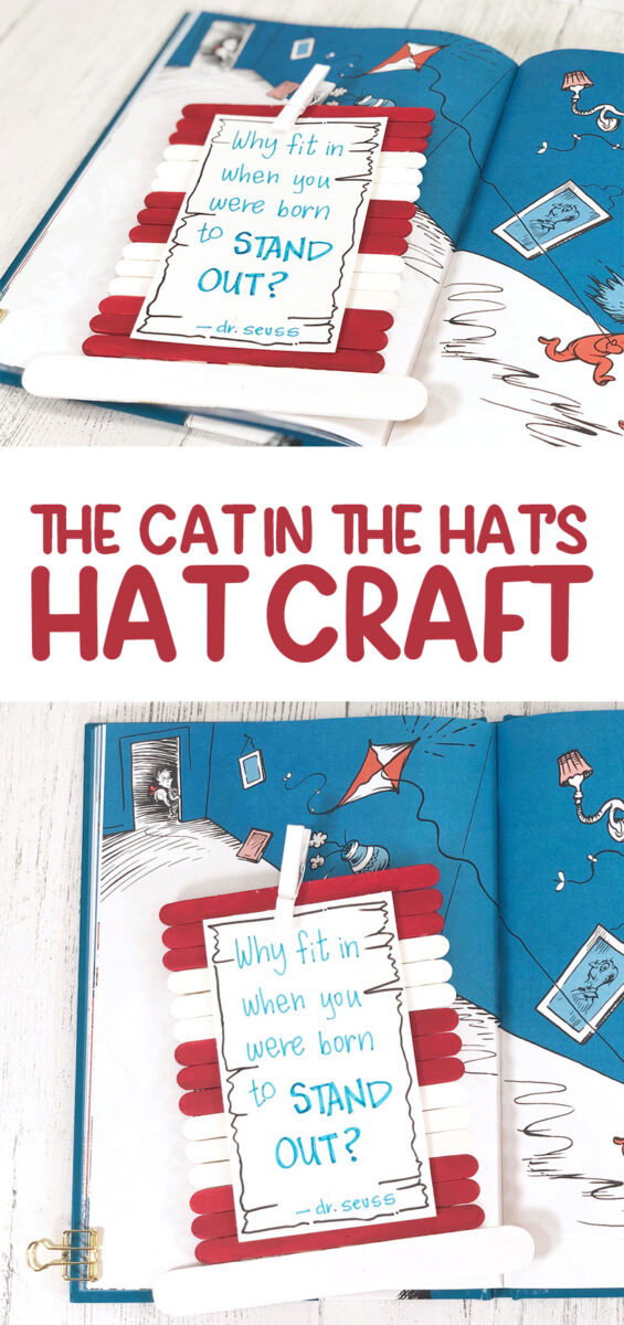 Cat in the Hat's Hat Craft * Moms and Crafters