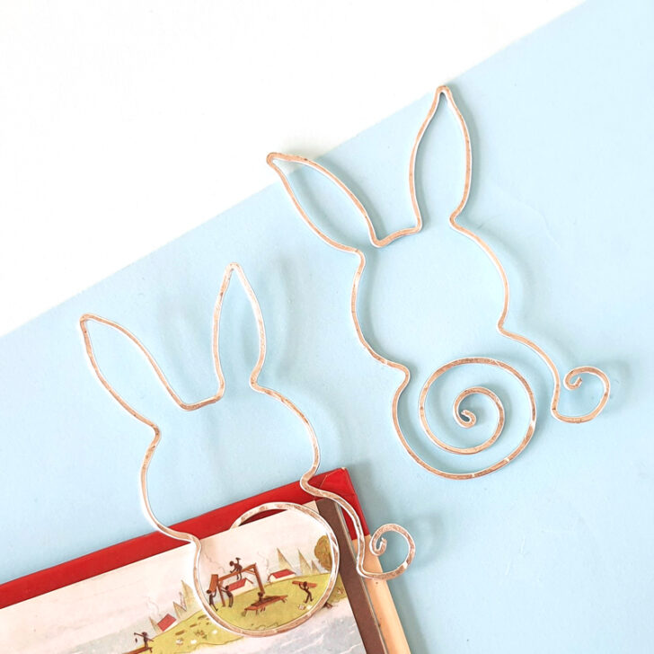 DIY Wire Bookmarks - In a Sweet Bunny Shape