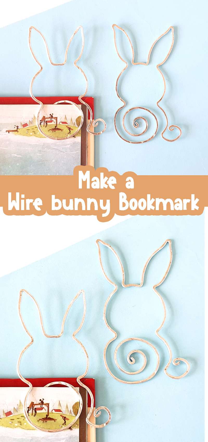 DIY Wire Bookmarks - In a Sweet Bunny Shape