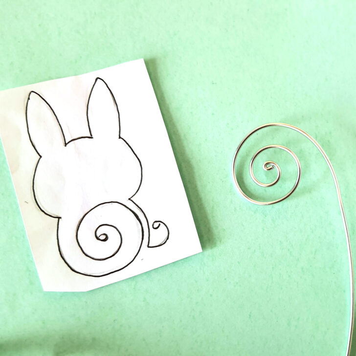 DIY Wire Bookmarks - In a Sweet Bunny Shape