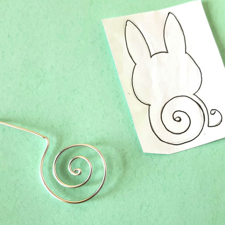DIY Wire Bookmarks - In a Sweet Bunny Shape