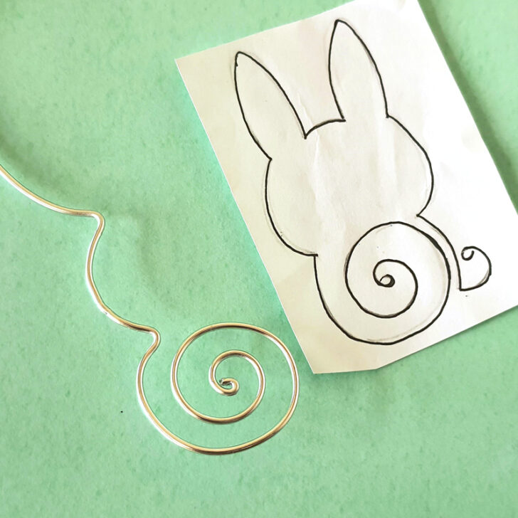DIY Wire Bookmarks - In a Sweet Bunny Shape