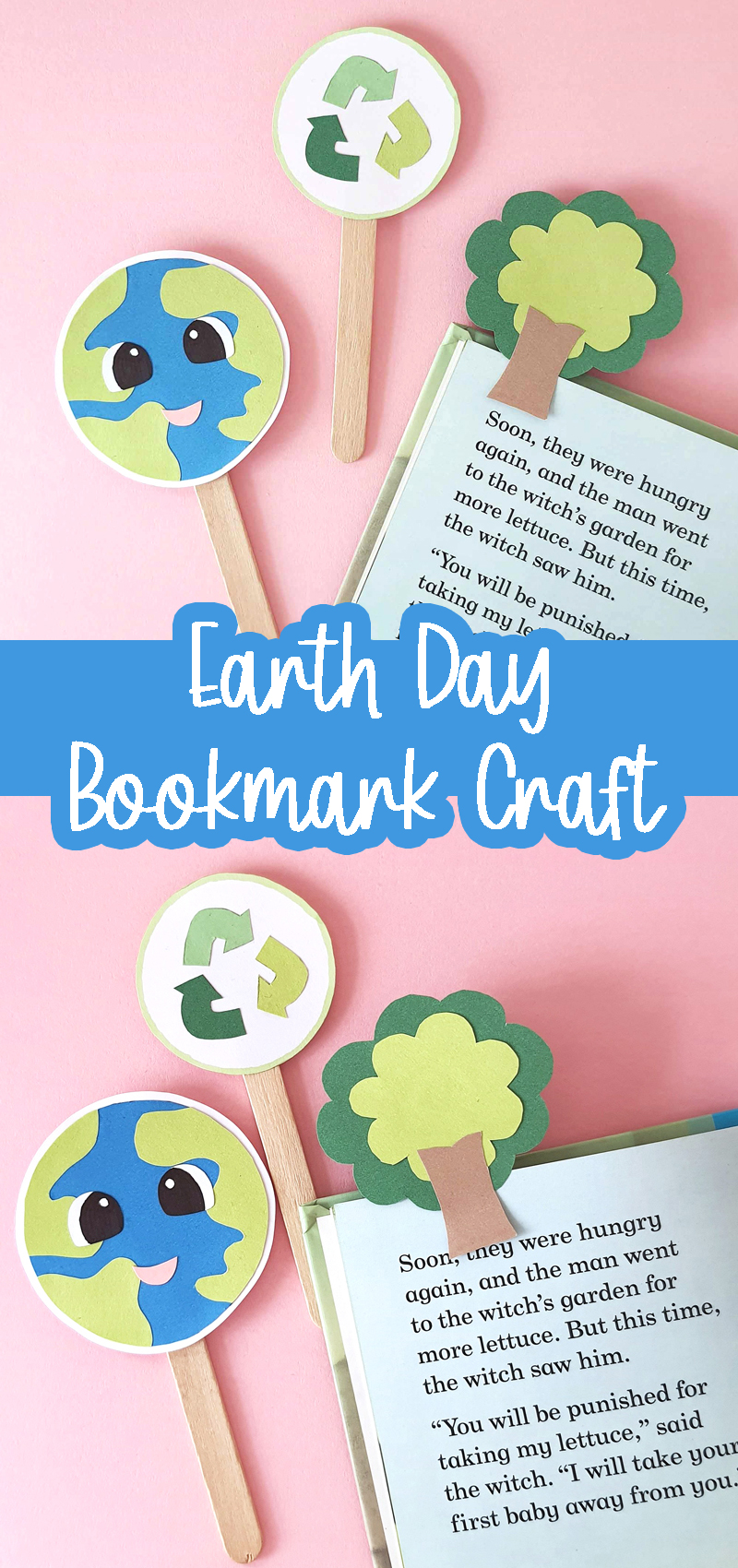 Earth Day Bookmarks - Free Printable Template