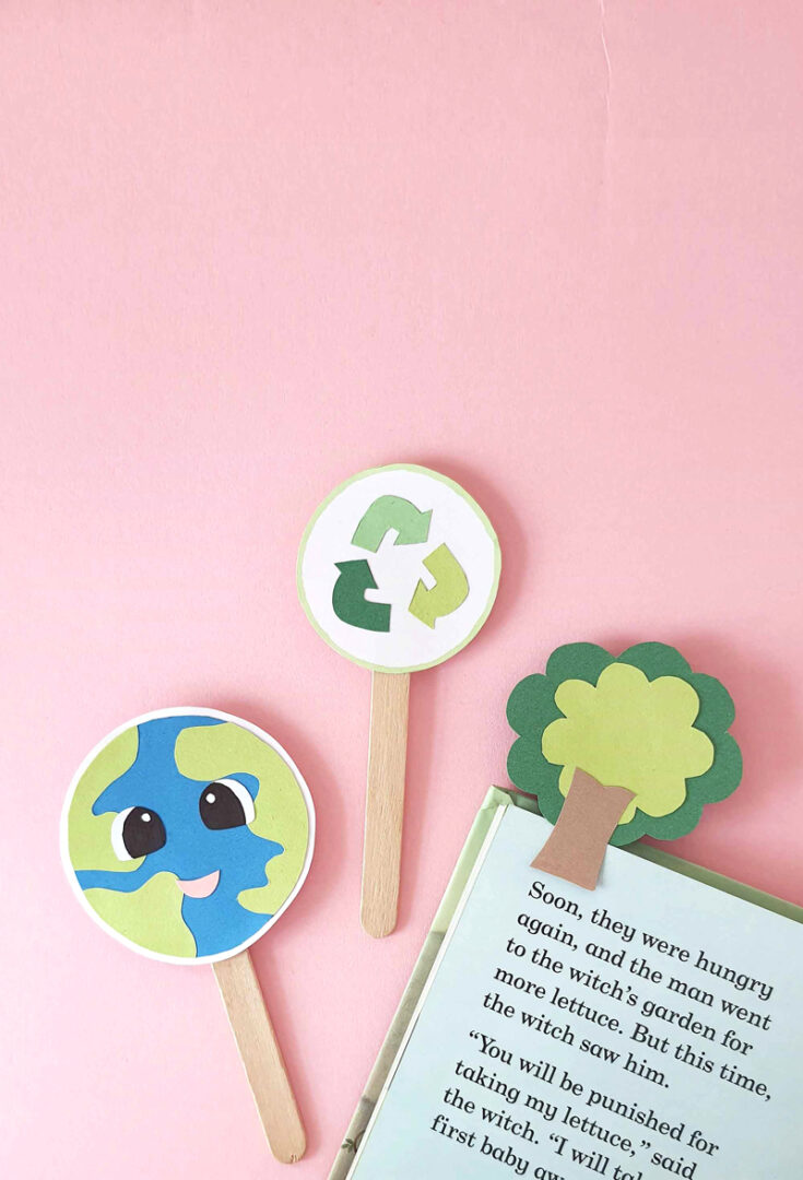 Earth Day Bookmarks - Free Printable Template