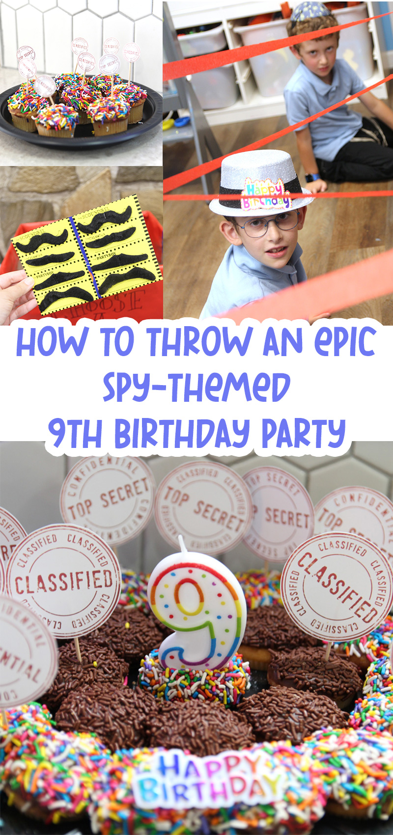 Spy Birthday Party Ideas * Moms and Crafters