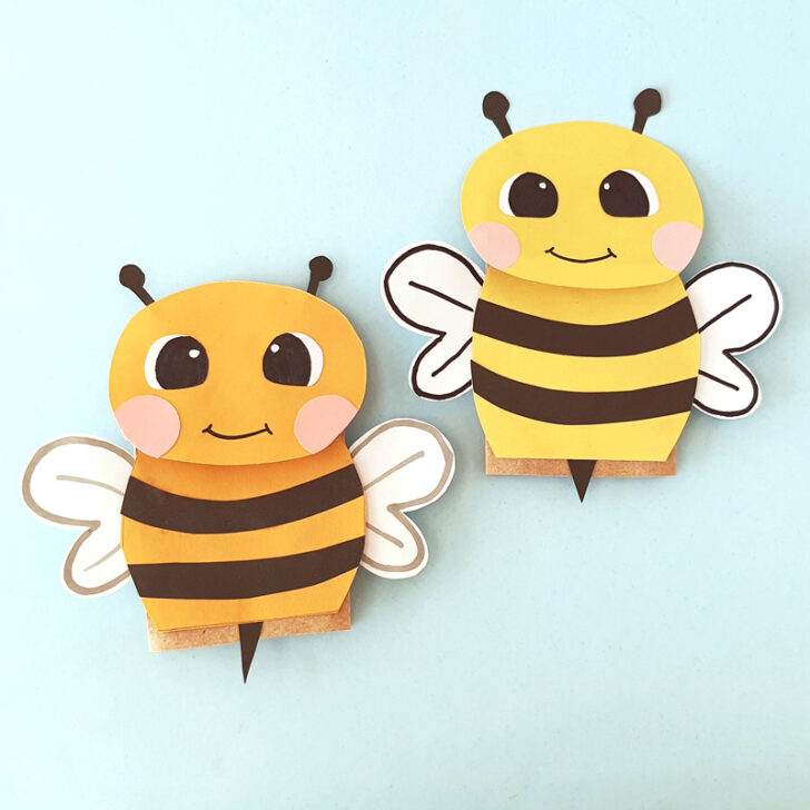 Bee Puppet * Moms and Crafters