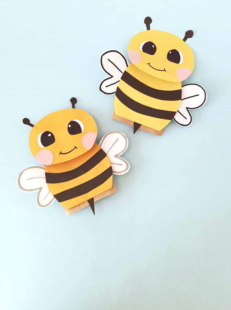 Bee Puppet * Moms and Crafters