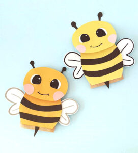 Bee Puppet * Moms and Crafters
