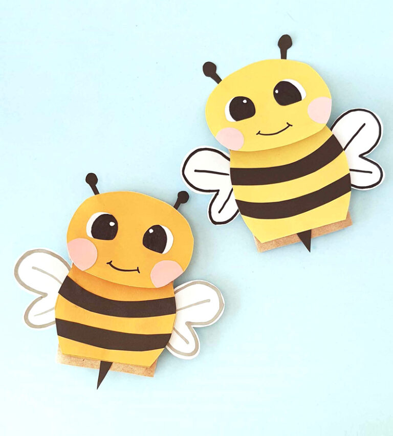 Bee Puppet * Moms and Crafters