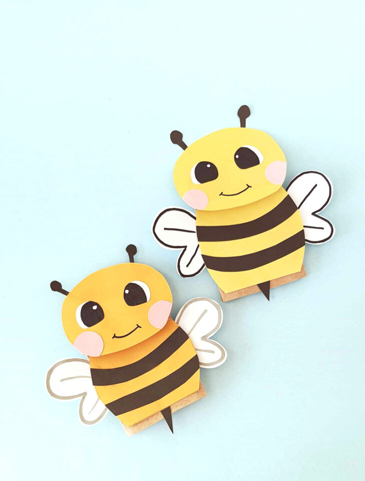 Bee Puppet * Moms and Crafters