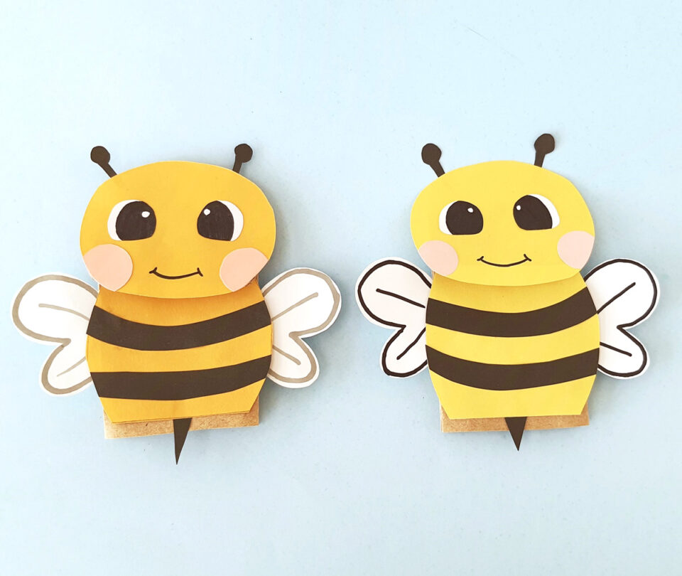 Bee Puppet * Moms and Crafters