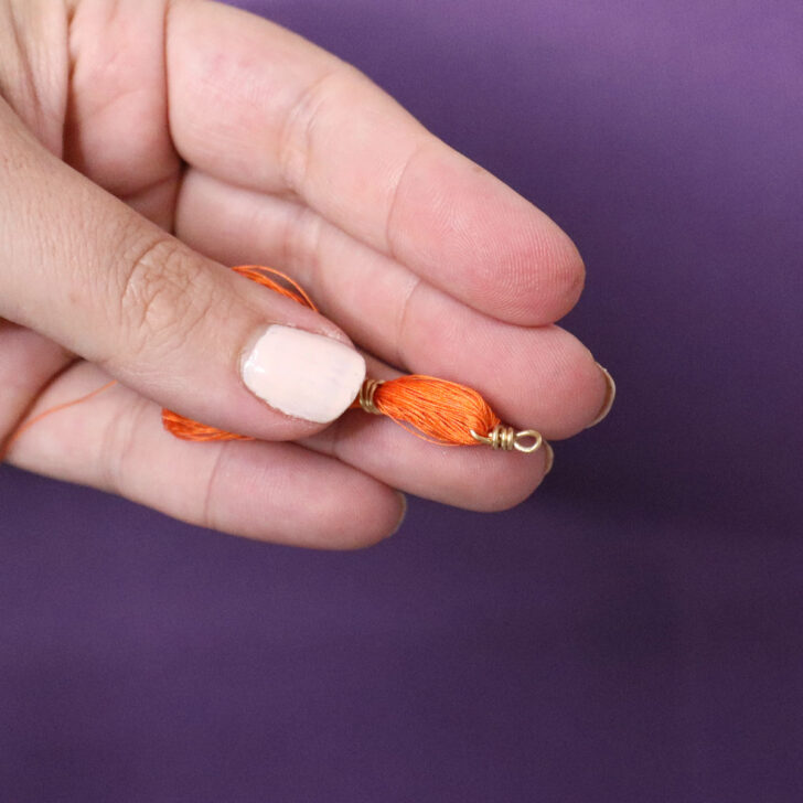 Small Thread Tassels for Earrings & More! * Moms and Crafters