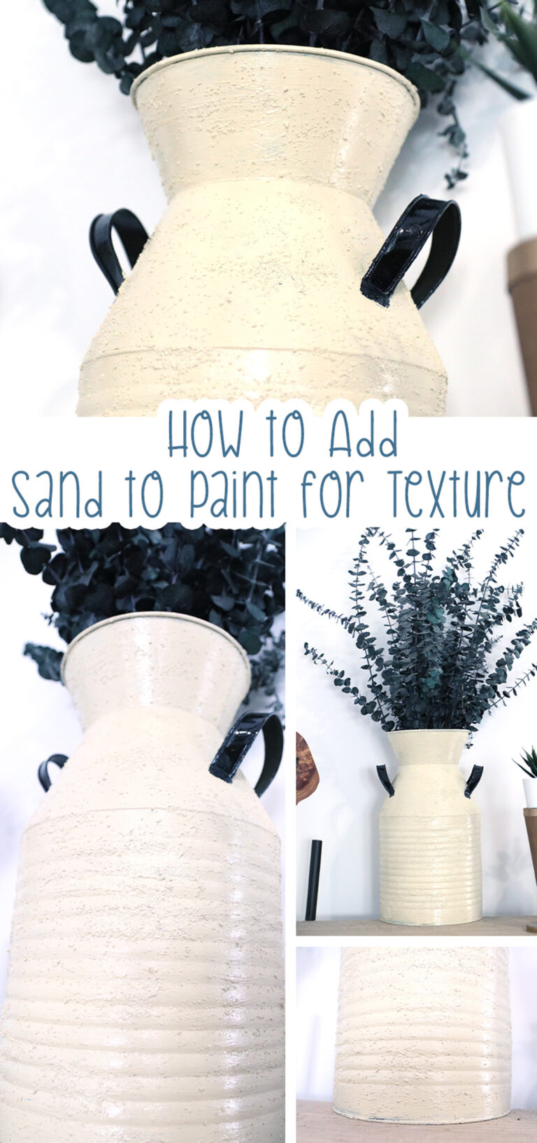 Adding Sand to Paint for Texture * Moms and Crafters