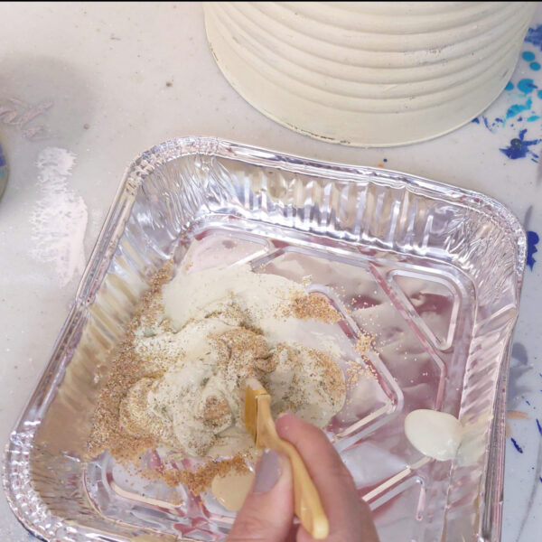 Adding Sand to Paint for Texture * Moms and Crafters