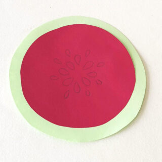 Fruit Paper Fans - A fun summer craft! * Moms and Crafters