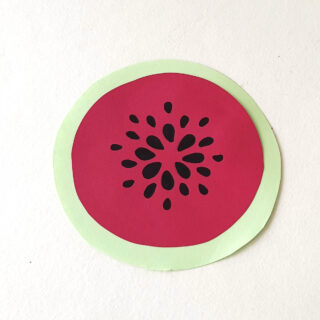 Fruit Paper Fans - A fun summer craft! * Moms and Crafters