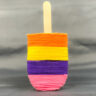 Popsicle Craft - Yarn Wrapping!