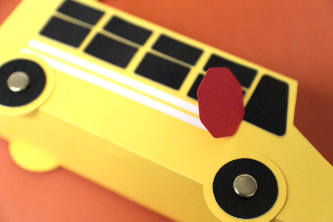 School Bus Template - Paper Toy or Gift Box! * Moms and Crafters