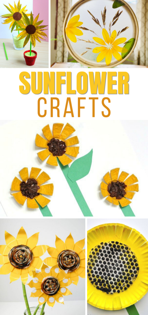21 Sunflower Crafts using Paper, Recyclables, and more!