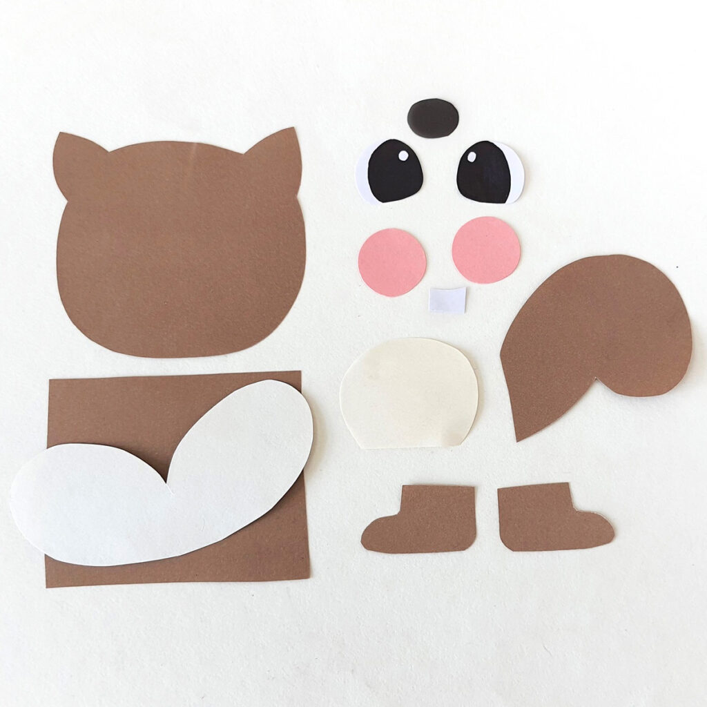 Chipmunk Puppet to Craft & Play! * Moms and Crafters