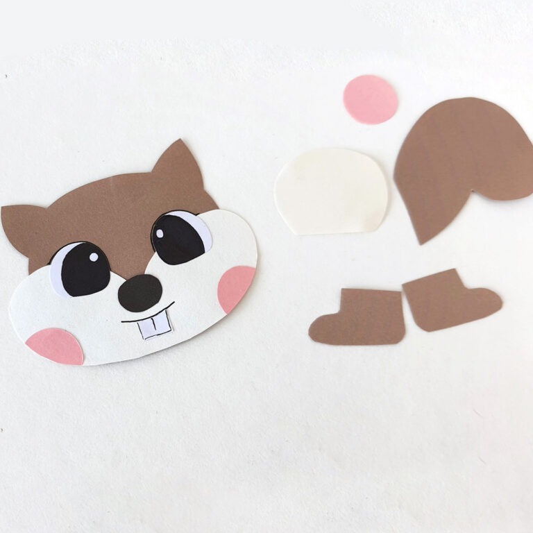 Chipmunk Puppet to Craft & Play! * Moms and Crafters