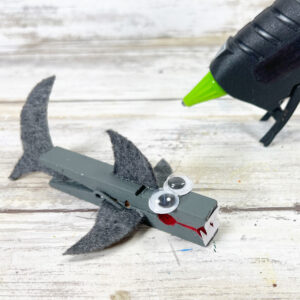 Clothespin Shark Craft for Kids * Moms and Crafters