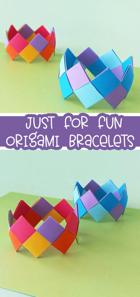 Just For Fun Origami Bracelet * Moms and Crafters
