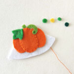 Felt Fall Bookmarks (free template) * Moms and Crafters
