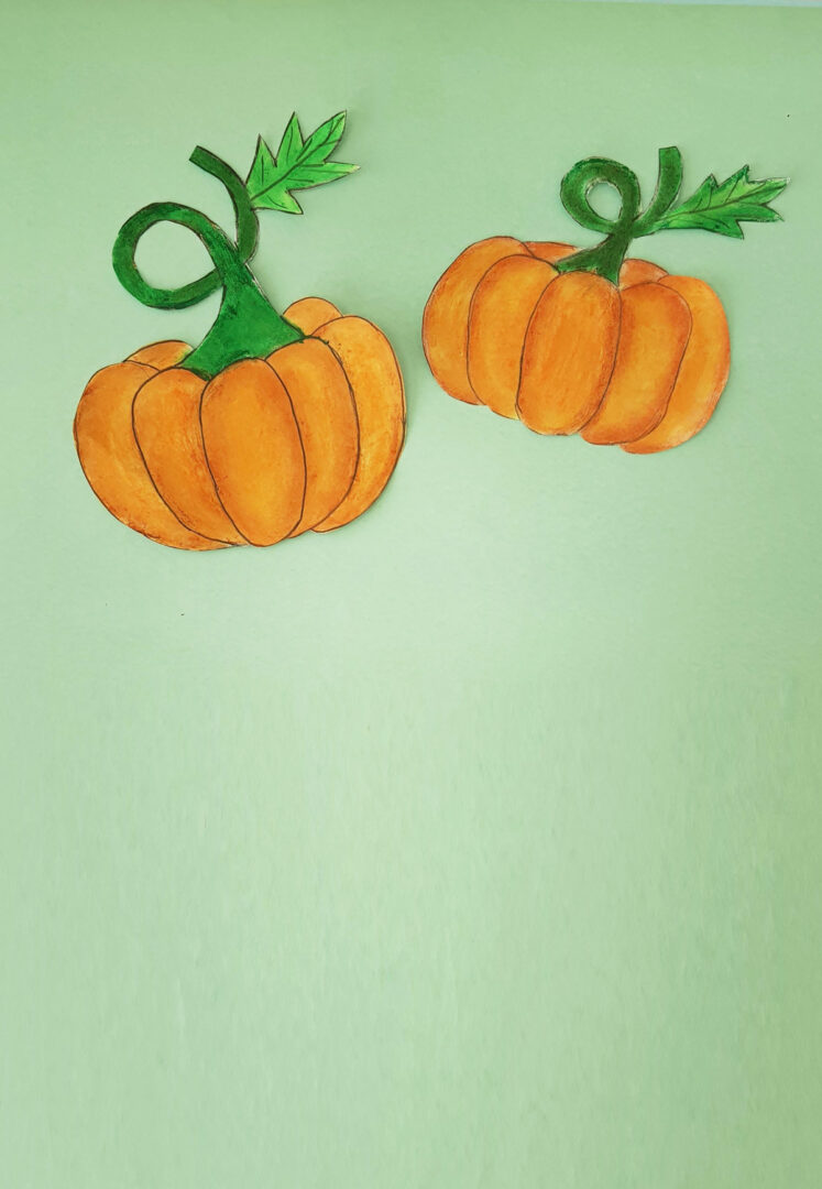 How to Draw a Pumpkin * Moms and Crafters