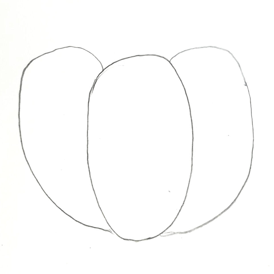 How to Draw a Pumpkin * Moms and Crafters
