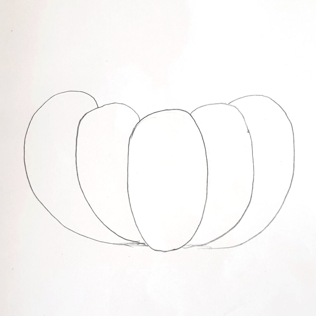 How to Draw a Pumpkin * Moms and Crafters